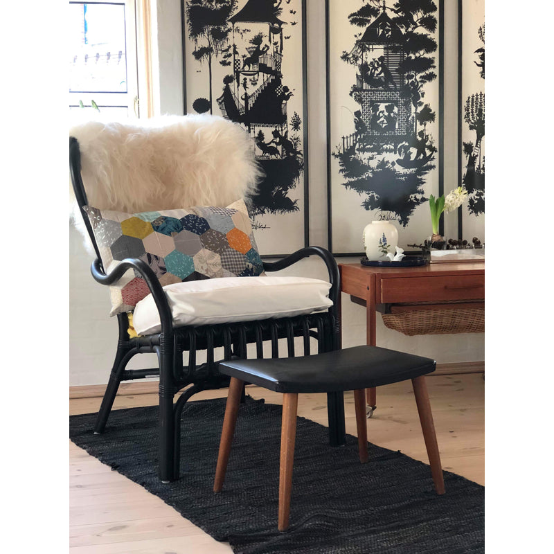 Lækker hexagon pude af en charm pack – Moderne Patchwork